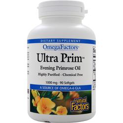 Natural Factors OmegaFactors Ultra Prim Evening Primrose Oil (1000mg ...