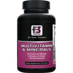 F3 Nutrition Multivitamin & Minerals on sale at AllStarHealth.com