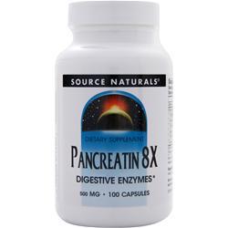 Source Naturals Pancreatin 8X (500mg) on sale at AllStarHealth.com