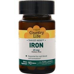 Country Life Target-Mins Iron (25mg) on sale at AllStarHealth.com