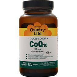 Country Life CoQ10 - Maxi-Sorb (30mg) on sale at AllStarHealth.com