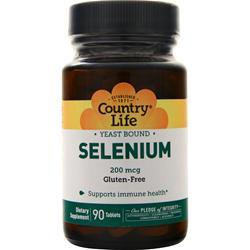 Country Life Selenium (200mcg) on sale at AllStarHealth.com