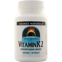 Source Naturals Vitamin K2 (100mcg) on sale at AllStarHealth.com