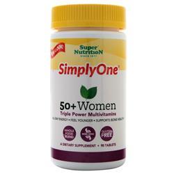 Super Nutrition Simply One 50+ Women - Triple Power Multivitamins on sale at AllStarHealth.com