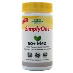 Super Nutrition Simply One 50+ Men - Triple Power Multivitamins on sale ...