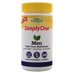 Super Nutrition Simply One Men - Triple Power Multivitamins on sale at AllStarHealth.com