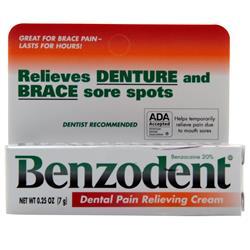 Focus Consumer Healthcare Benzodent - Dental Pain Relieving Cream on ...