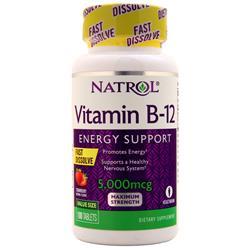 Natrol Vitamin B-12 (5000mcg) Fast Dissolve on sale at AllStarHealth.com