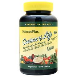 Natures Plus Source of Life Multi-Vitamin & Mineral Supplement on sale ...